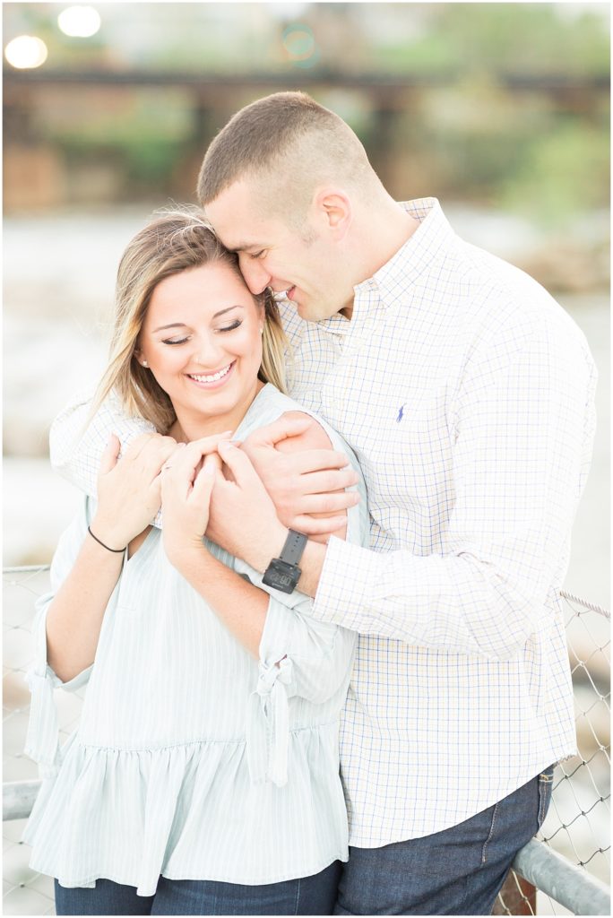 mandy + bryan | richmond, va waterfront engagement ...